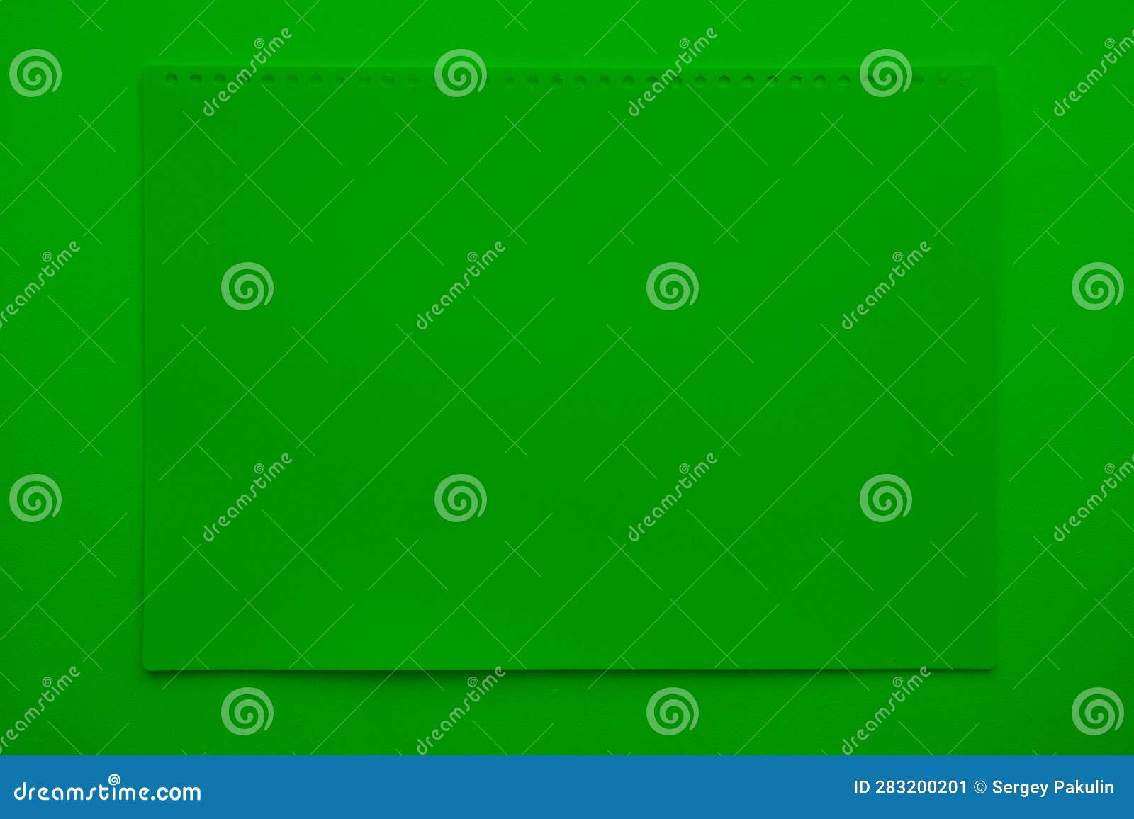 Blank Sheet To Write Green on Green Background. Form for Announcement ...