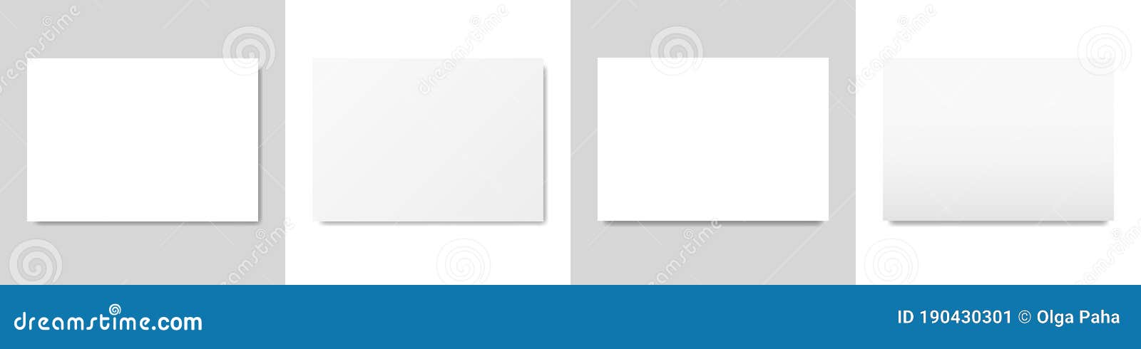 Blank Sheets Format a 4 Horizontally Stock Vector - Illustration of ...