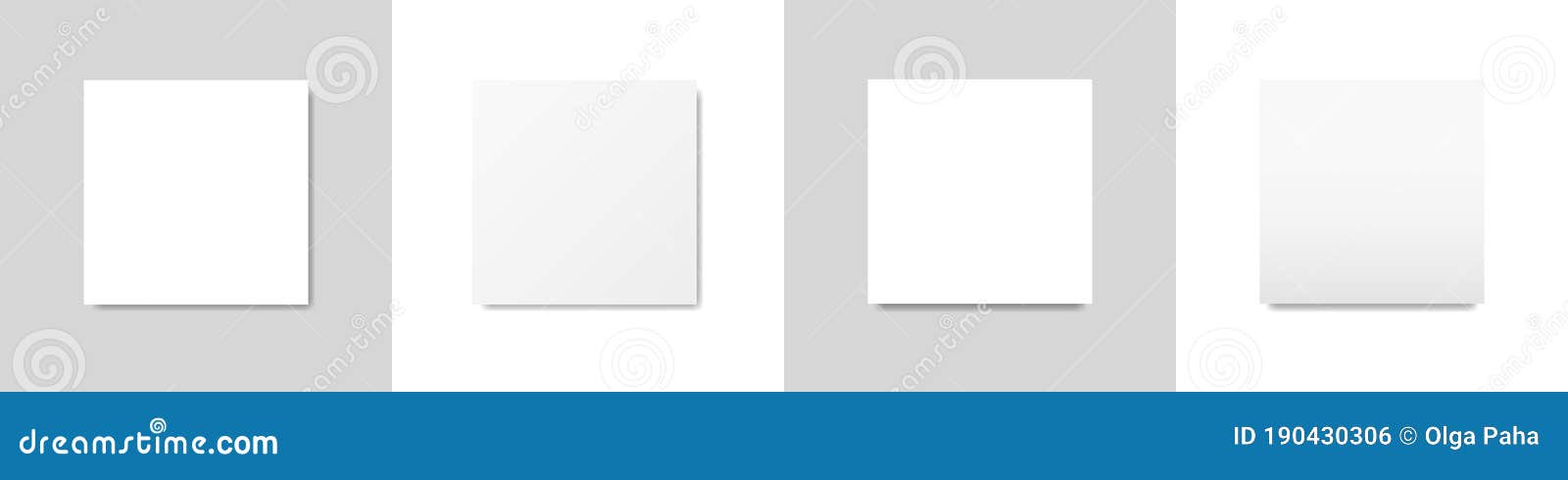 Blank sheets format square stock vector. Illustration of blank - 190430306