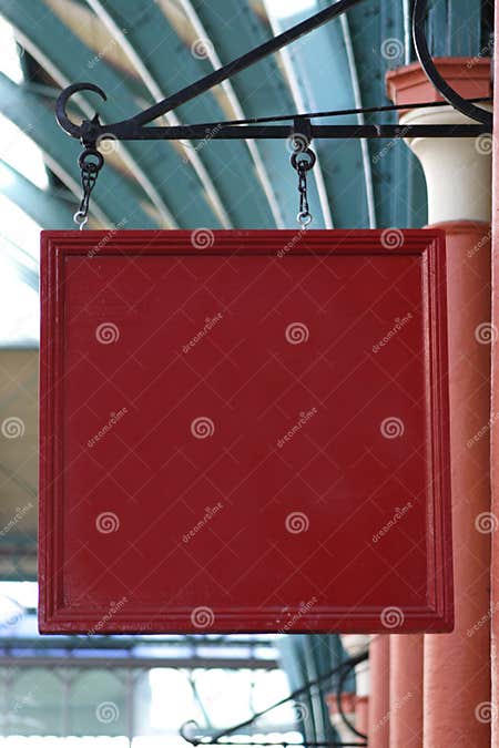 Blank shop sign stock photo. Image of copy, signage, outside - 10729076