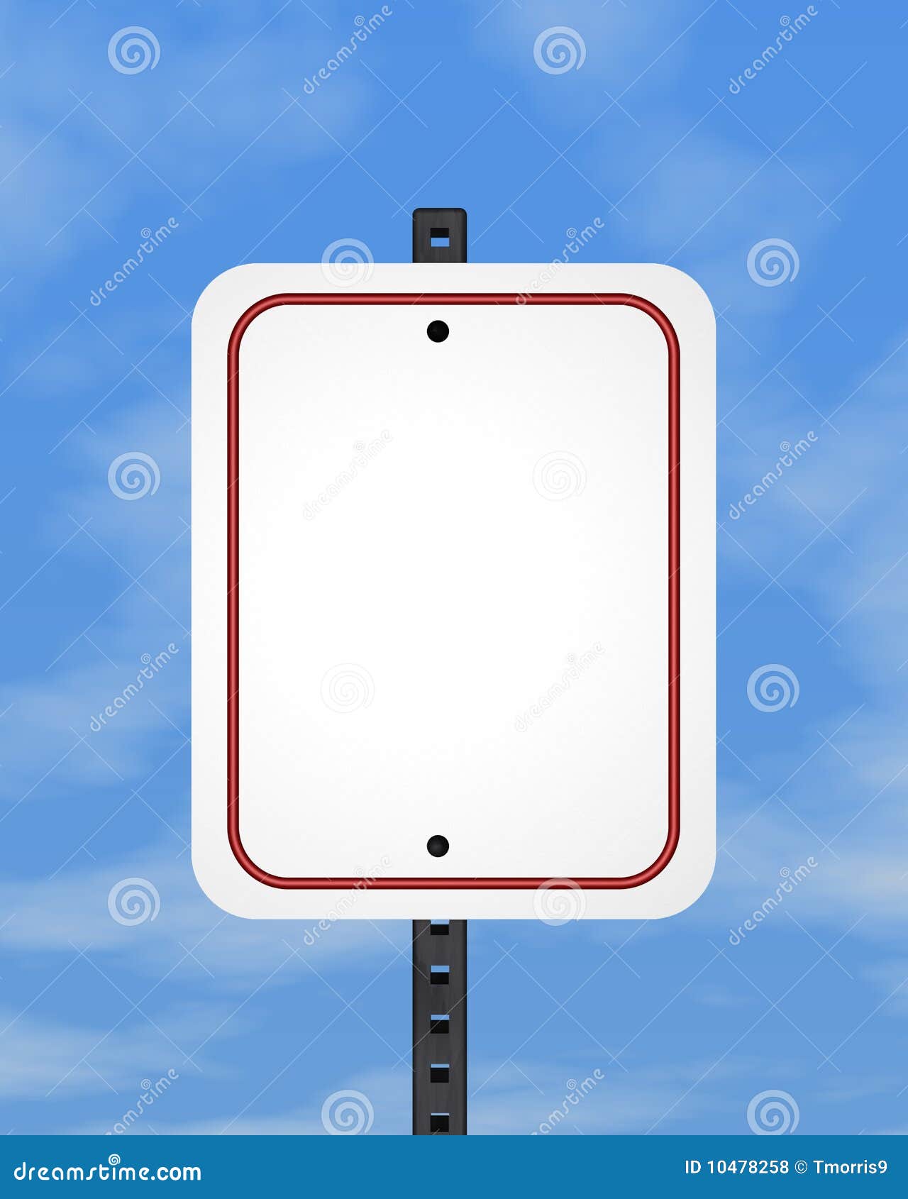 Blank Sign stock illustration. Illustration of sale, street - 10478258
