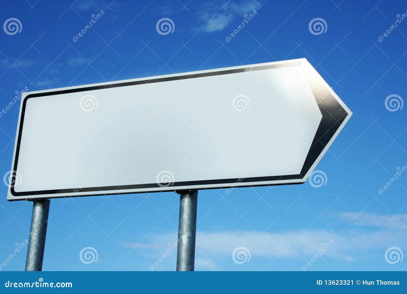 Blank sign stock image. Image of outdoor, market, cloud - 13623321