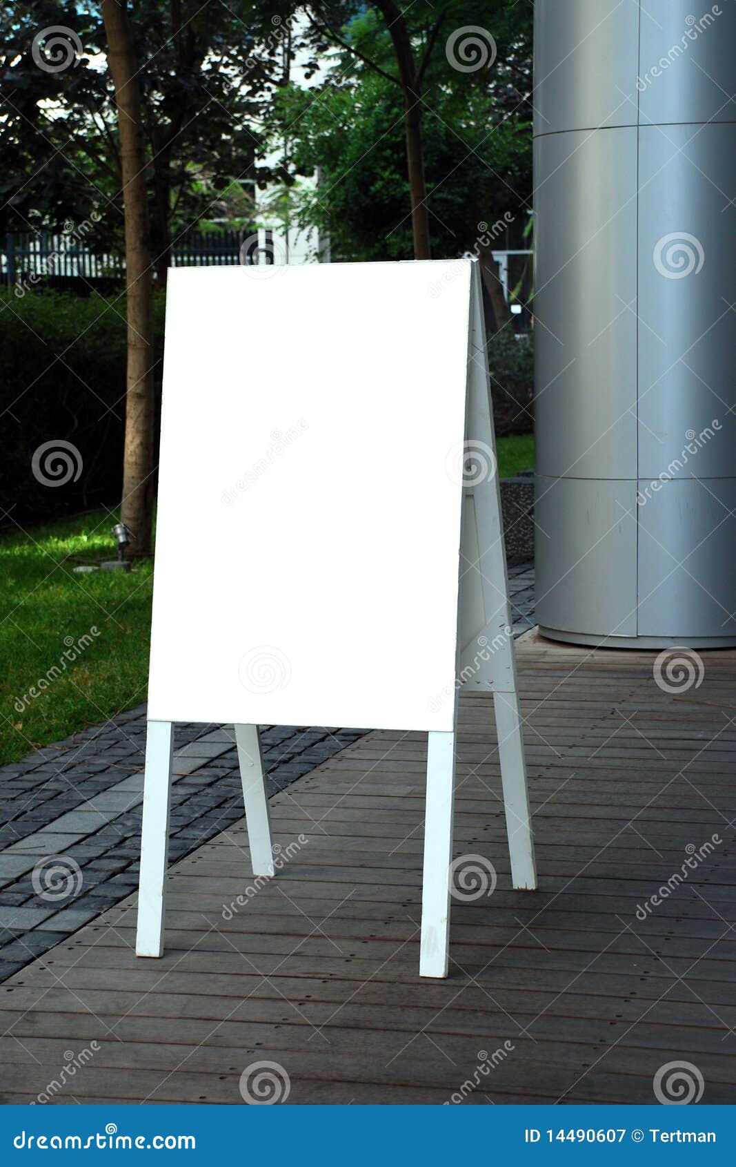 Blank sign stock image. Image of advertising, rectangular - 14490607