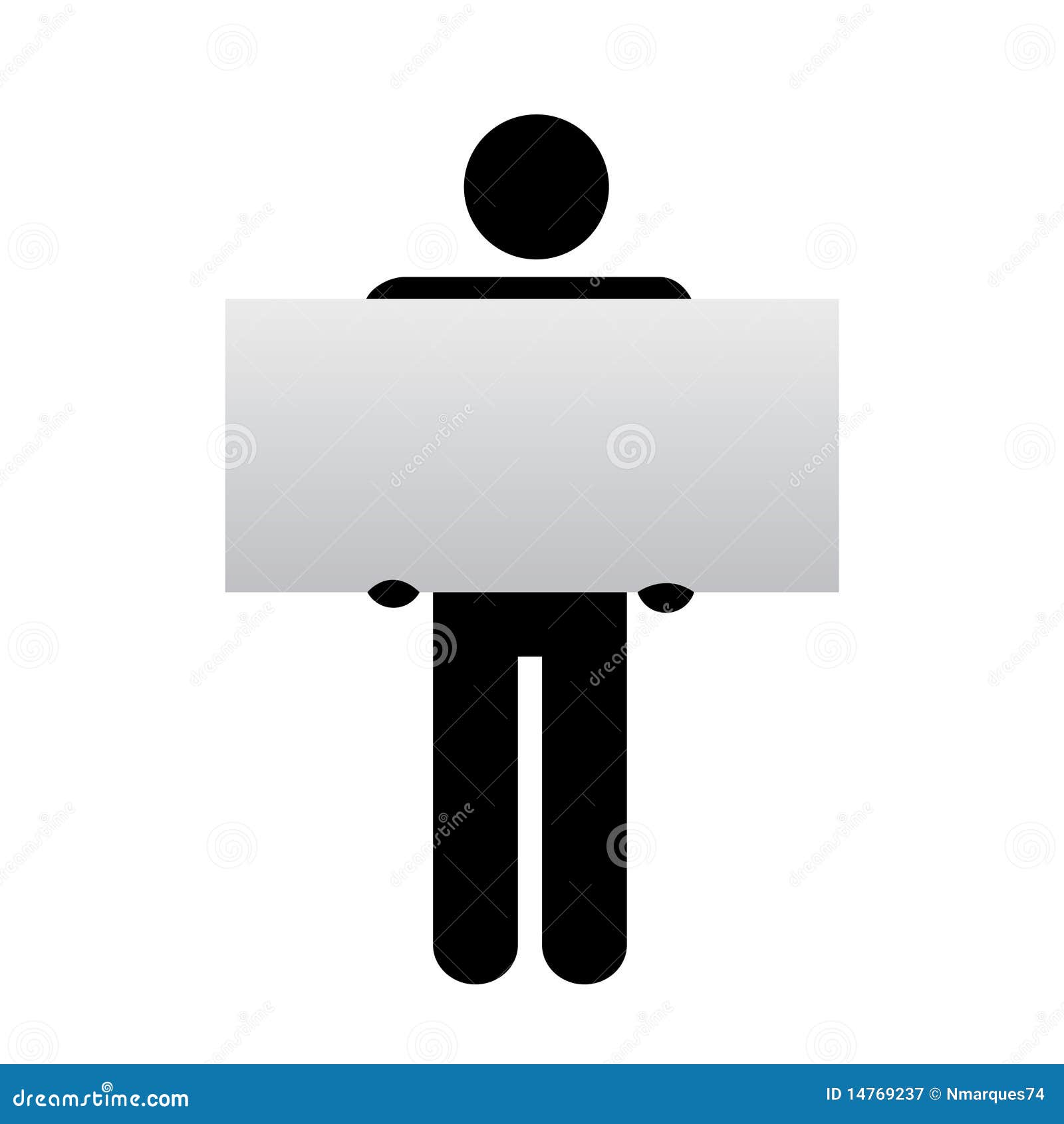 Blank Sign stock vector. Illustration of graphic, figure - 14769237