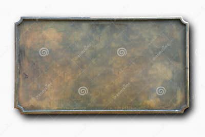 Blank sign stock image. Image of metal, blank, wall, design - 15324665