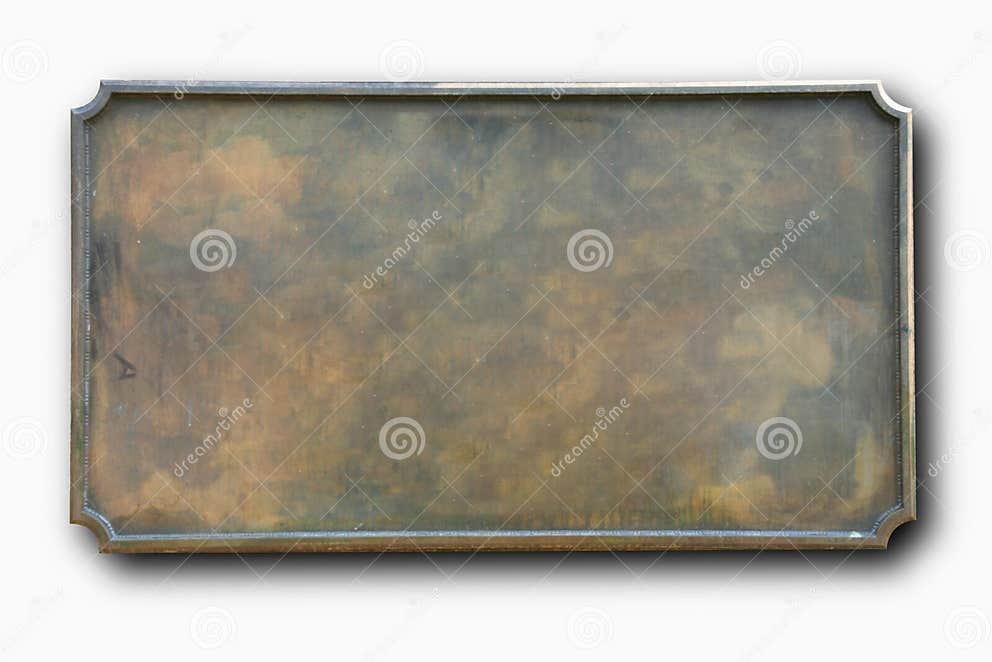 Blank sign stock image. Image of metal, blank, wall, design - 15324665