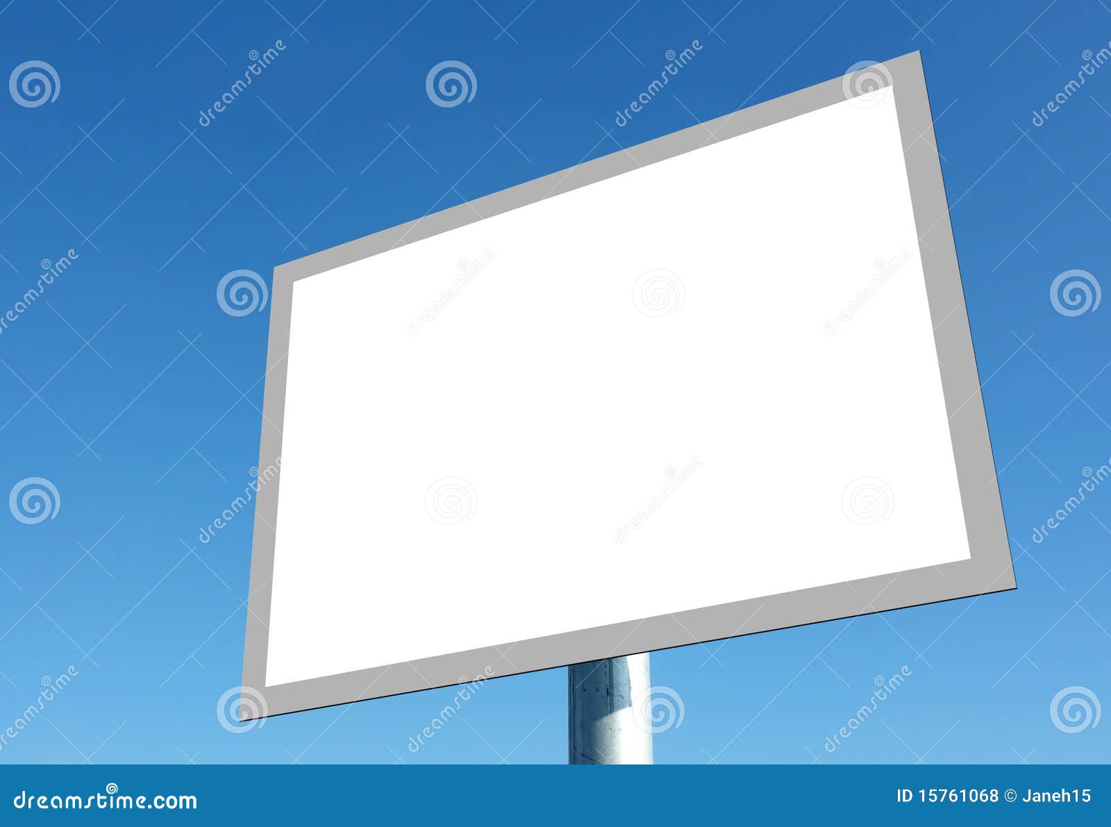 Blank sign stock illustration. Illustration of display - 15761068