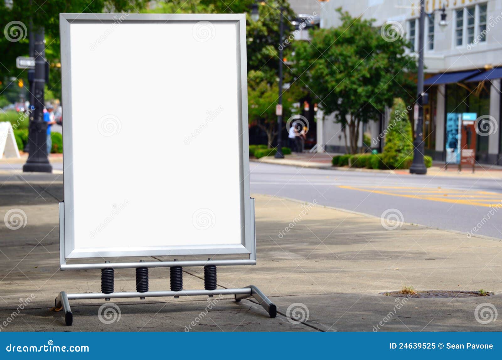 Blank Sign stock image. Image of corner, advertisements - 24639525