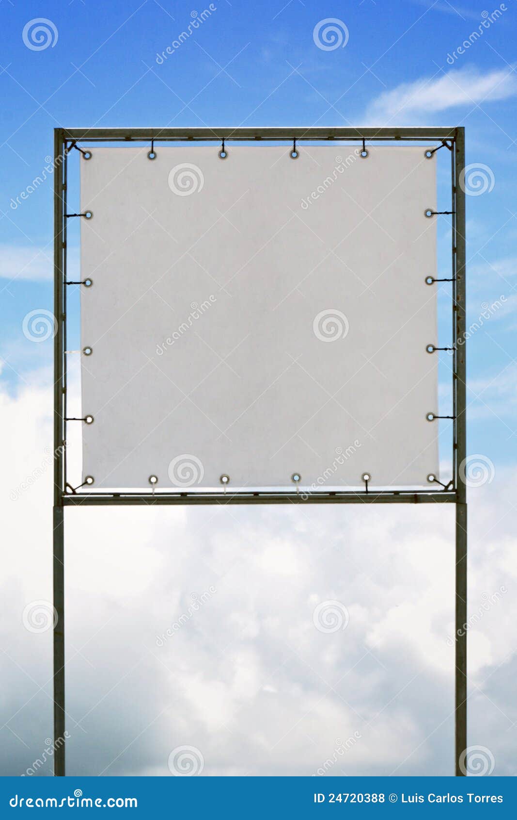 Blank sign stock photo. Image of copy, ilhos, lona, billboard - 24720388