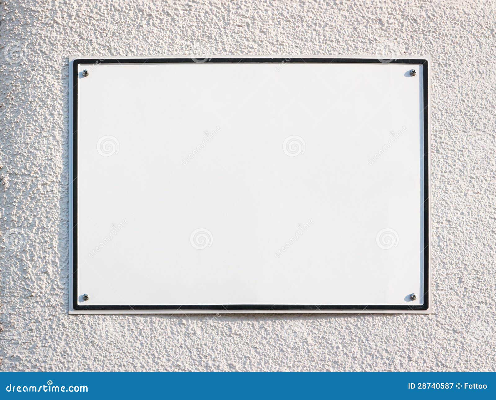 Blank sign stock image. Image of nameplate, information - 28740587
