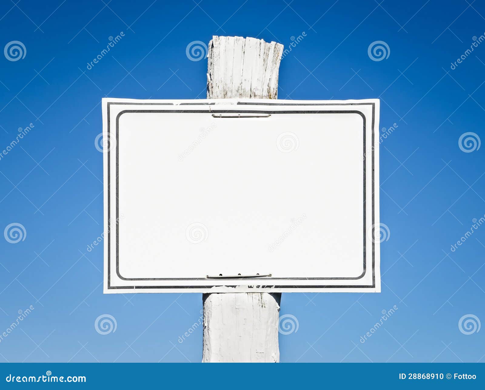Blank sign stock photo. Image of outdoors, simplicity - 28868910