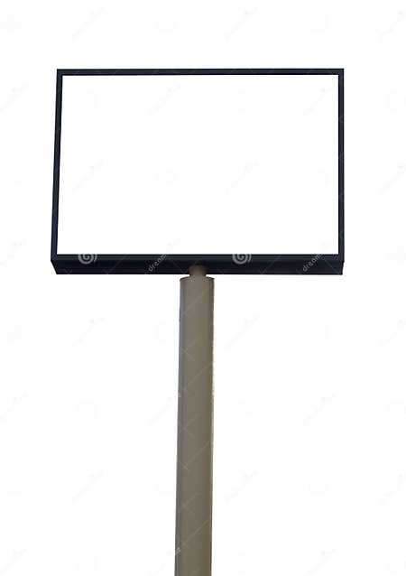 Blank Sign stock image. Image of advertisement, isolated - 4134973