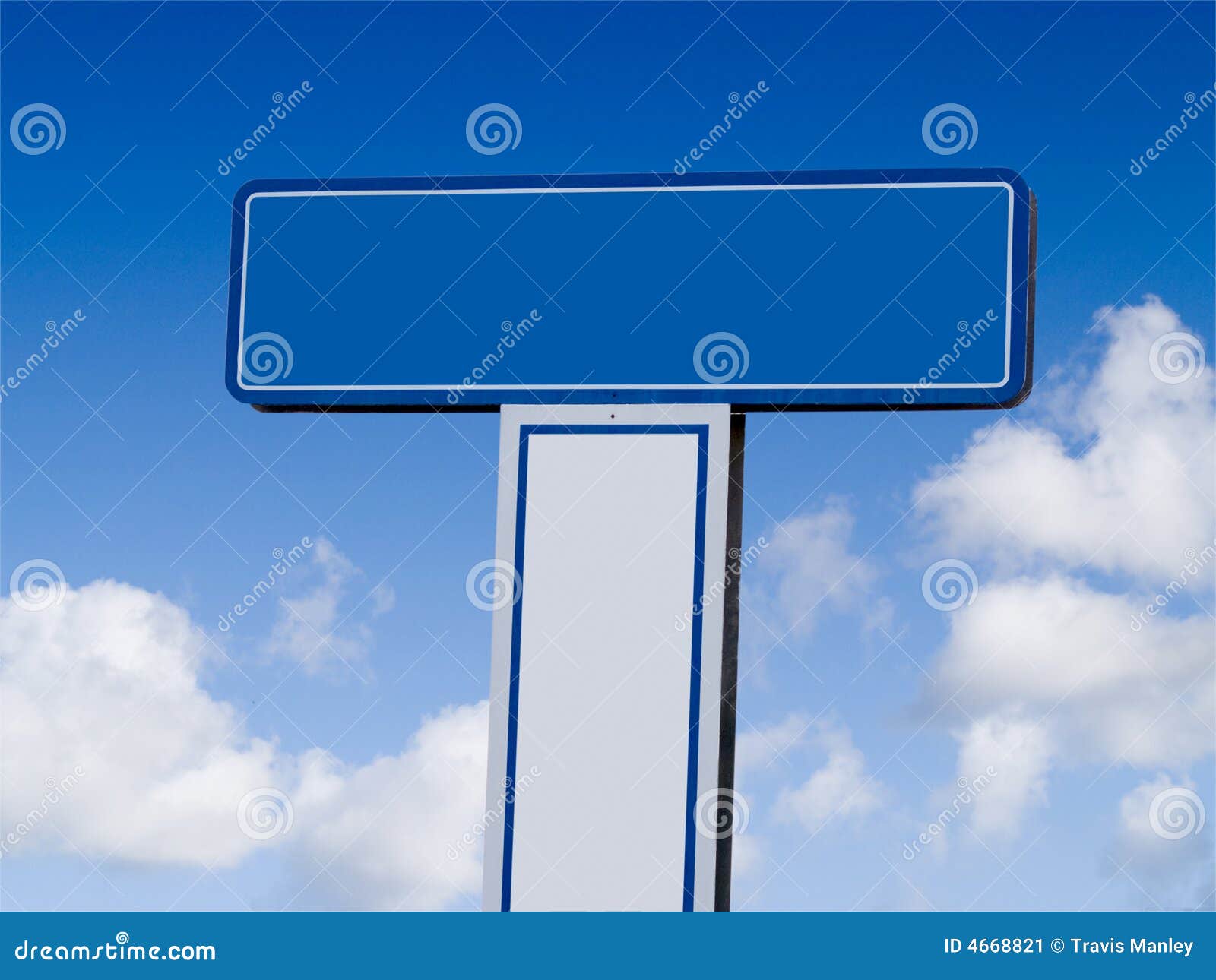 Blank Sign stock image. Image of promote, roadside, commercial - 4668821