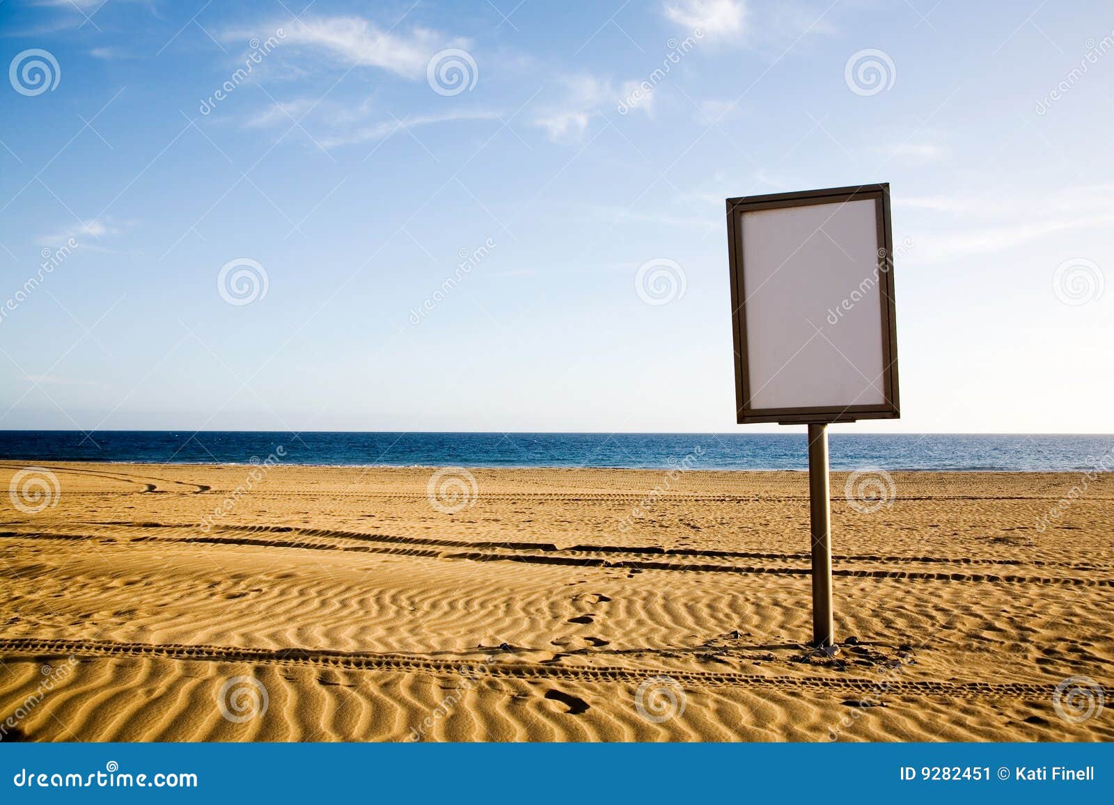 Blank sign stock image. Image of empty, large, blue, banner - 9282451