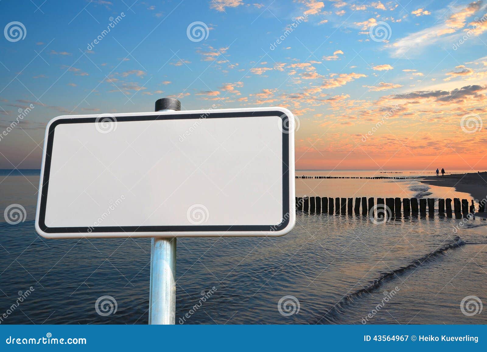 Blank sign stock image. Image of natural, coast, lake - 43564967