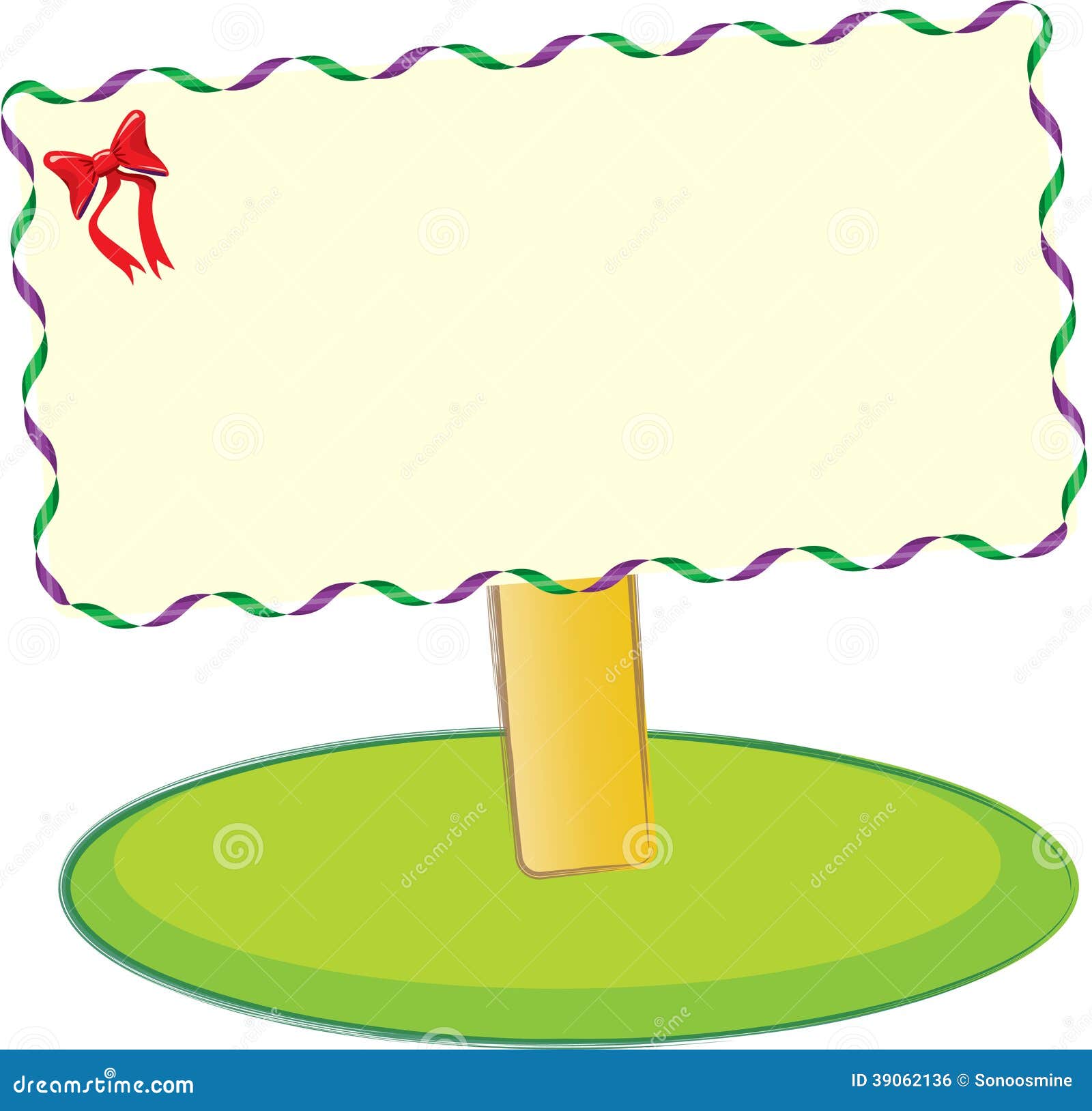 Blank Sign Board stock illustration. Illustration of outdoor - 39062136