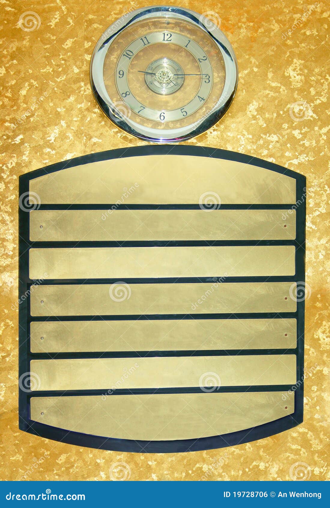 Blank sign and clock stock photo. Image of signposts - 19728706