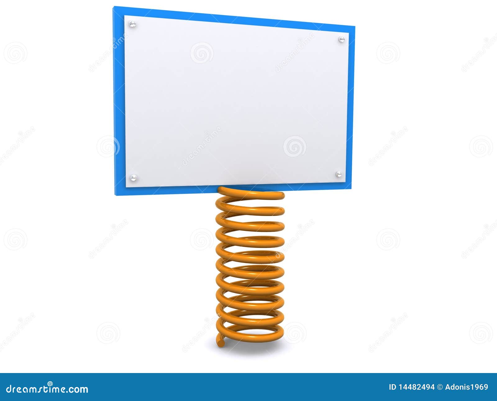 Coiled Metal Spring Stock Photo | CartoonDealer.com #24980292