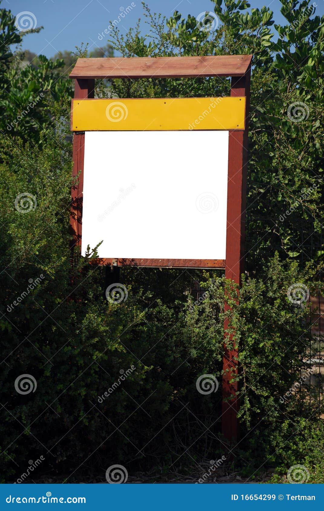 Blank Sign with a Copy Space Area Stock Image - Image of landscape ...