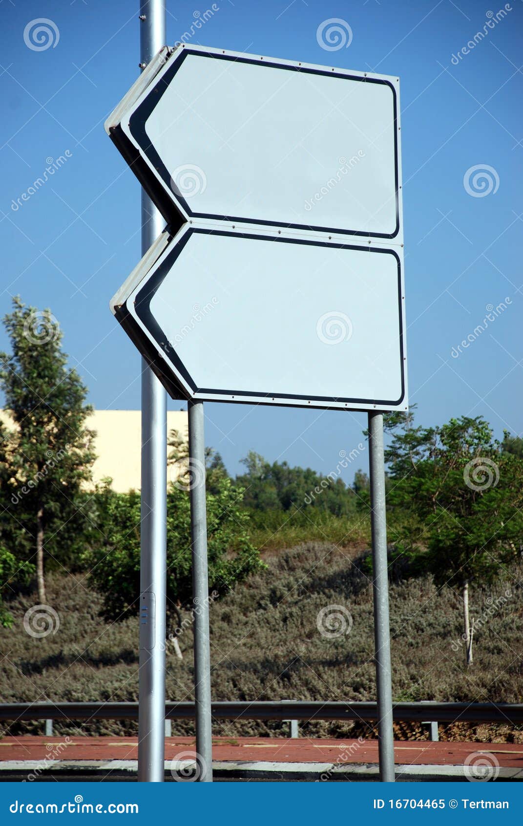 Blank Sign with a Copy Space Area Stock Image - Image of notice ...
