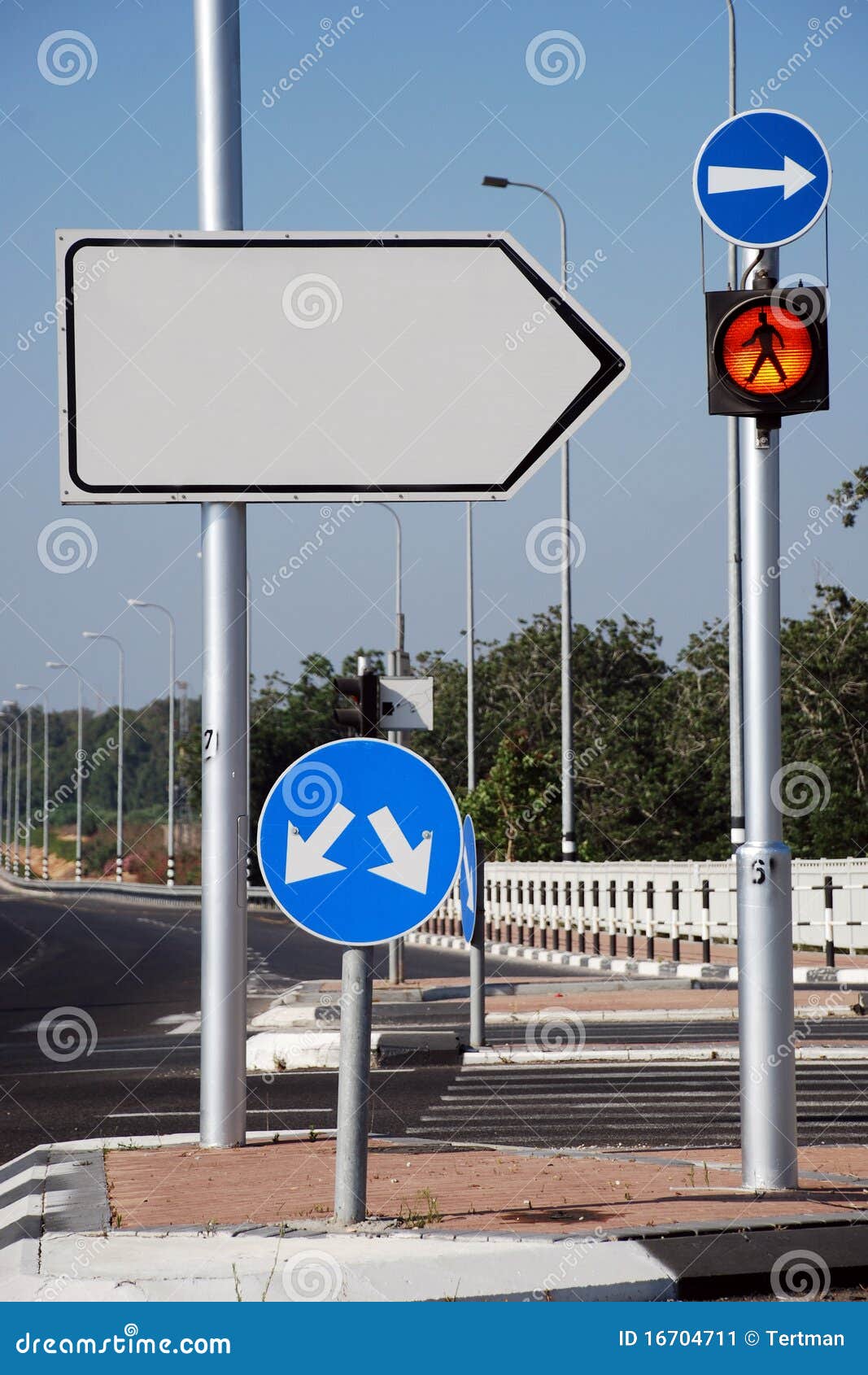 Blank Sign with a Copy Space Area Stock Image - Image of advertisement ...