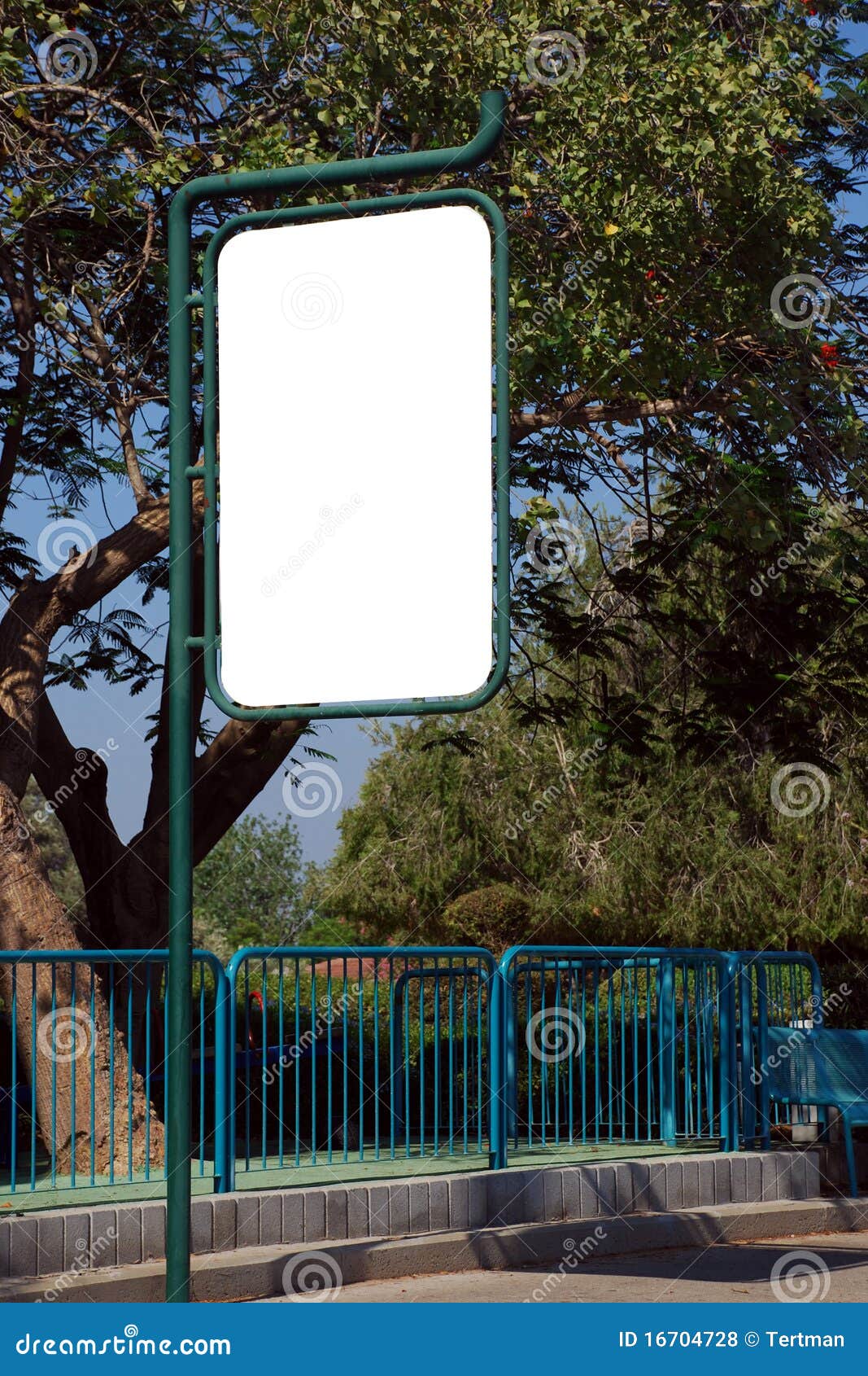Blank Sign with a Copy Space Area Stock Photo - Image of marketing ...