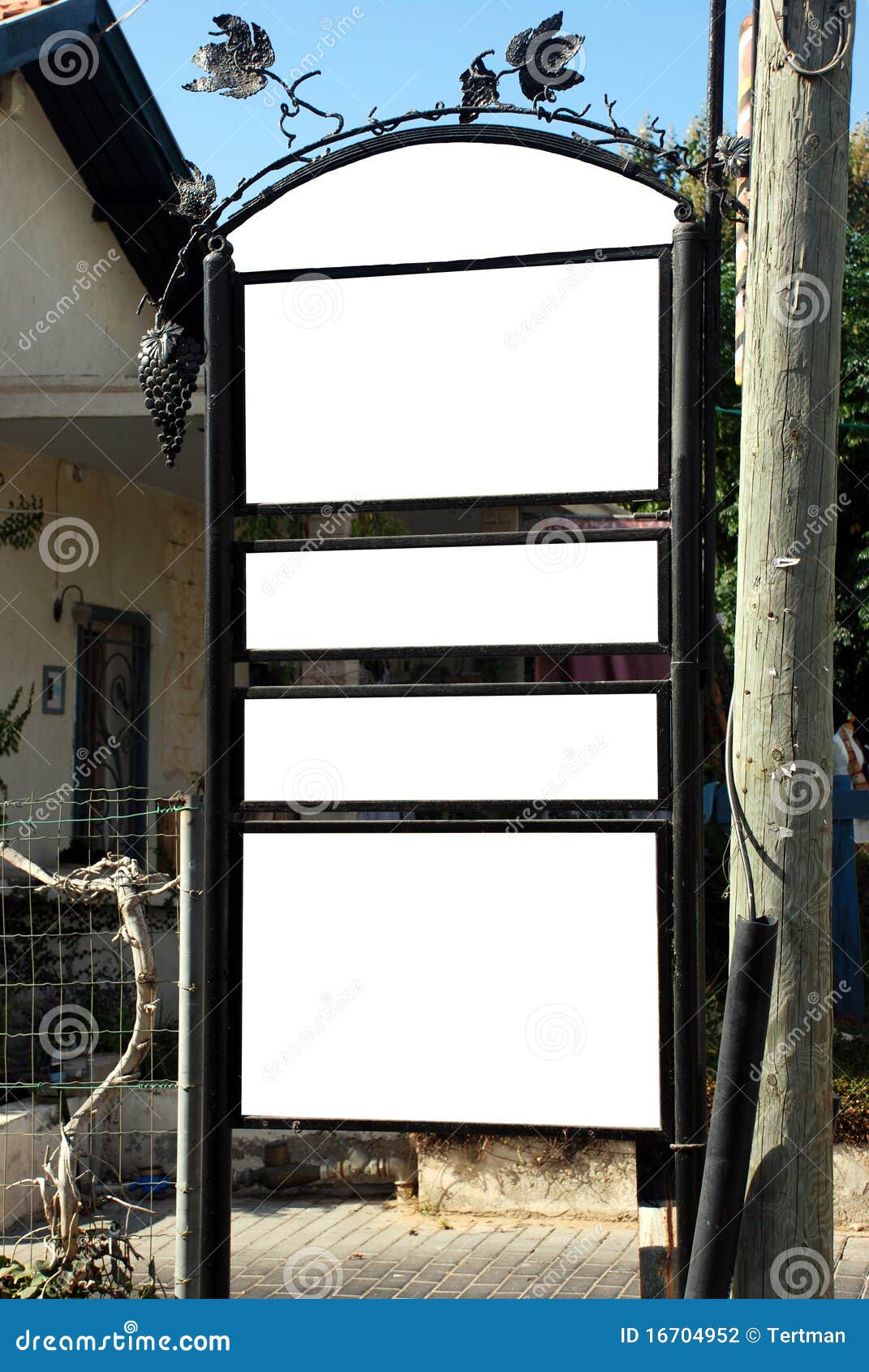 Blank Sign with a Copy Space Area Stock Photo - Image of blank ...