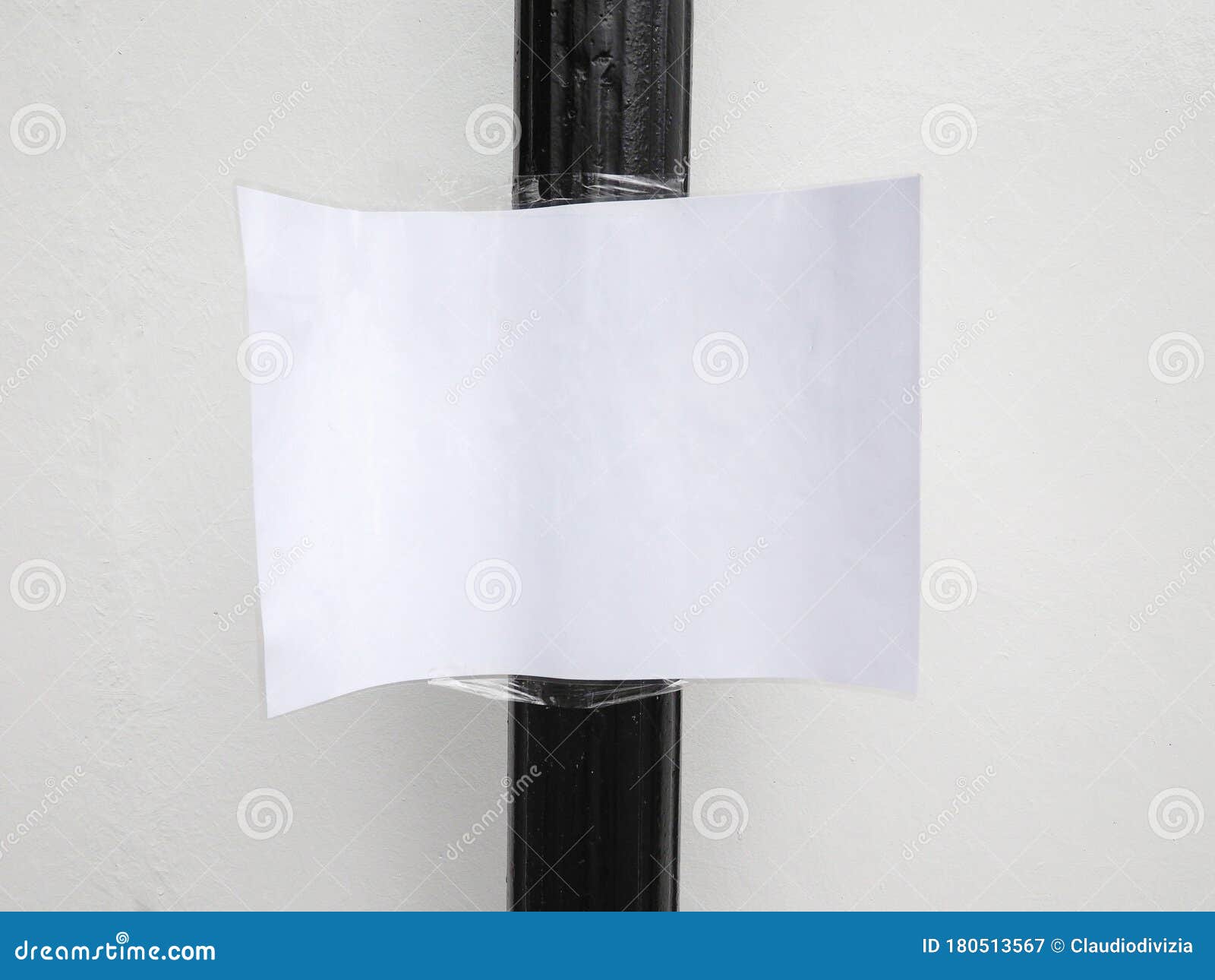 Blank sign with copy space stock image. Image of message - 180513567
