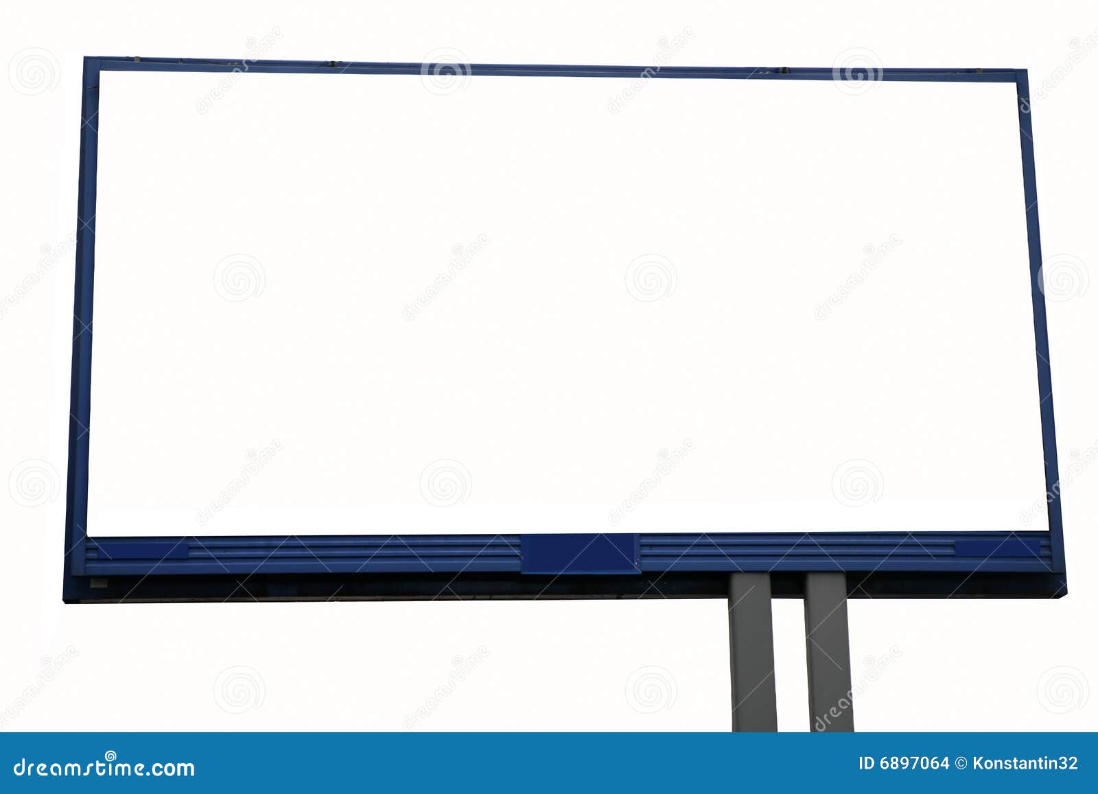 Blank Sign Isolated on White Stock Illustration - Illustration of ...