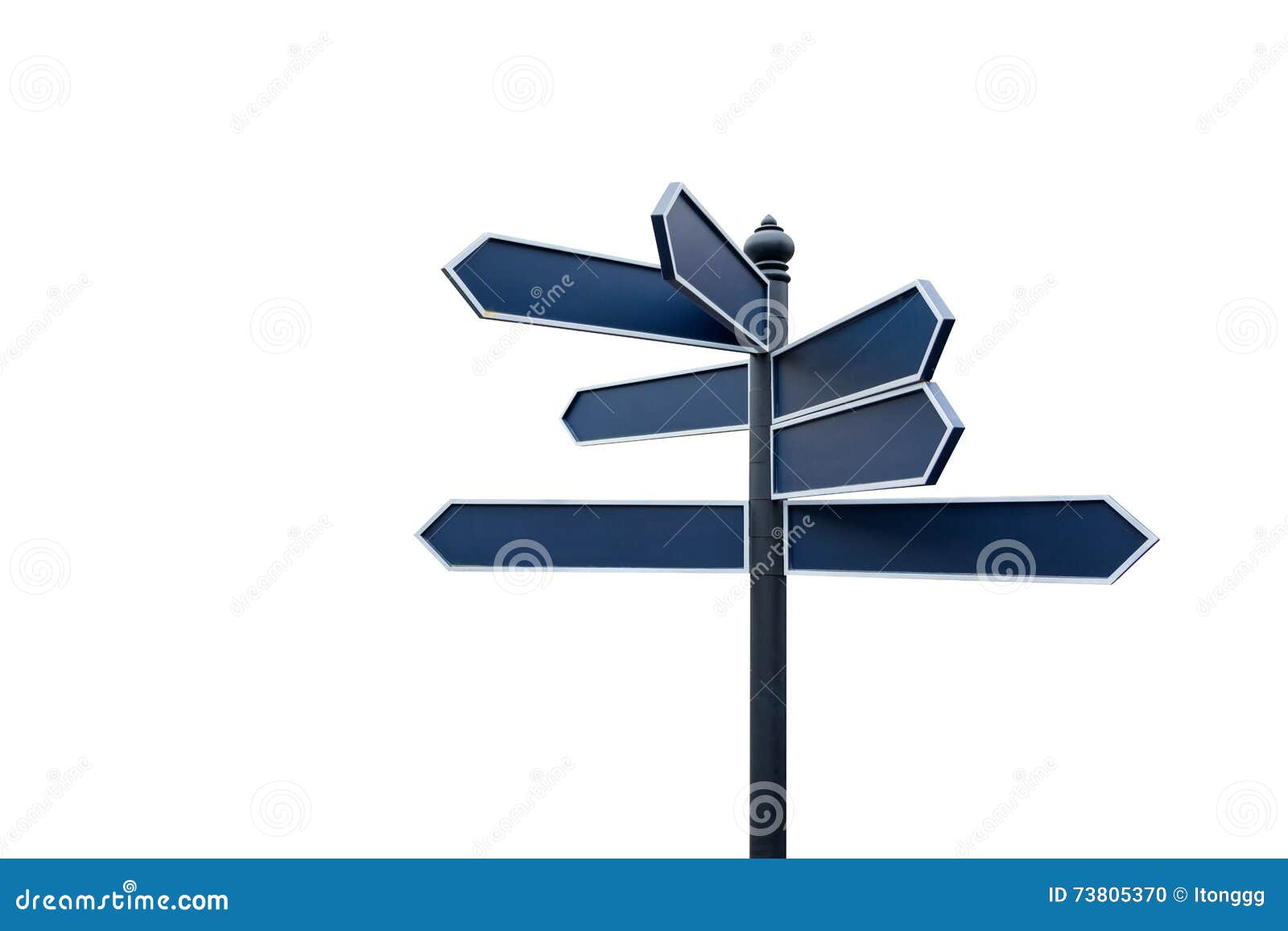 Blank Sign Label Isolated on a White Background Stock Photo - Image of ...