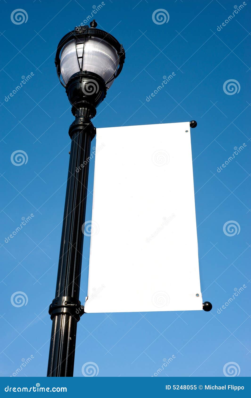 Row Of Lamp Post Silhouettes. Royalty-Free Stock Image | CartoonDealer ...