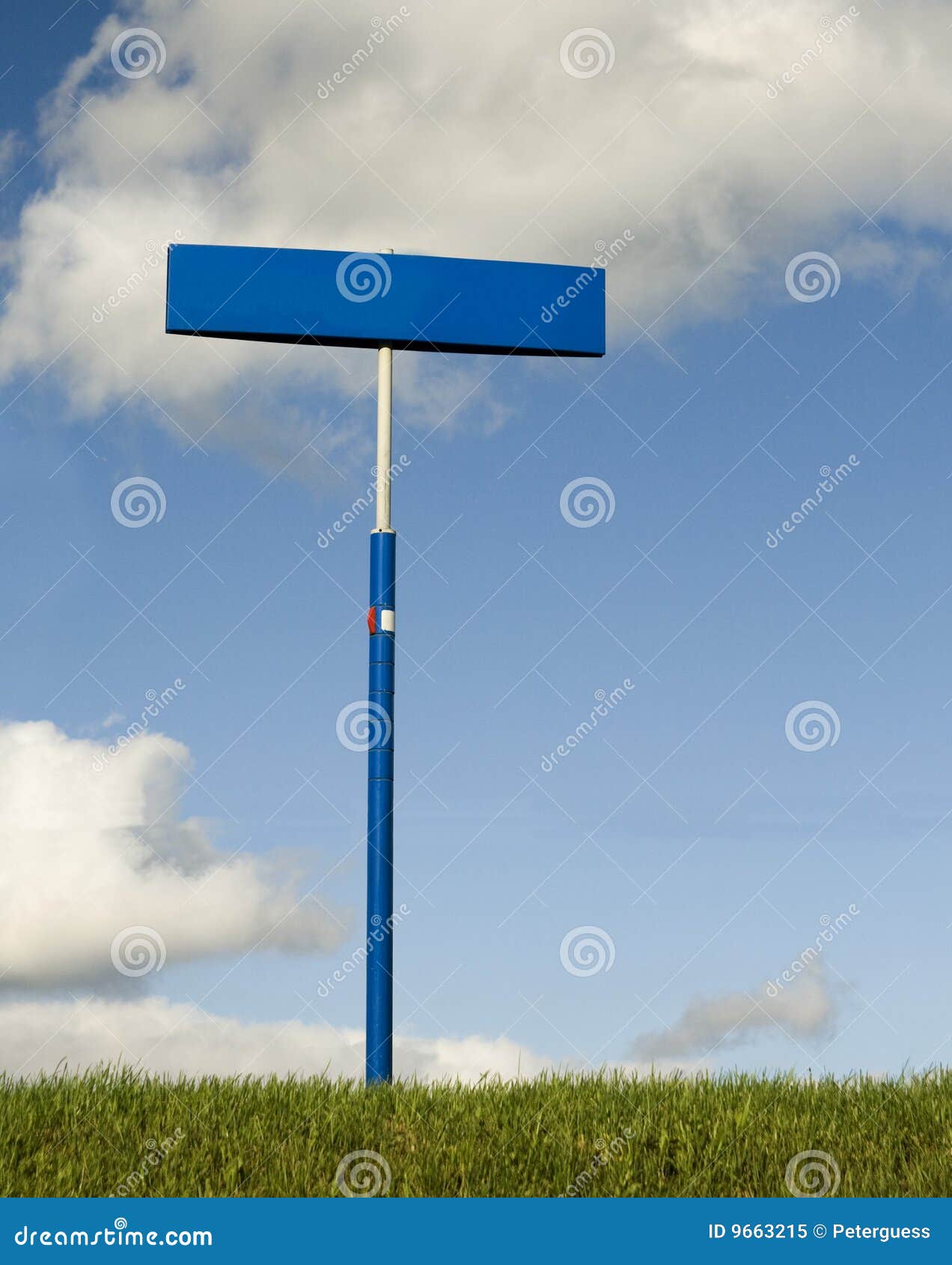 Blank Sign Post stock image. Image of warning, cloud, instruction - 9663215