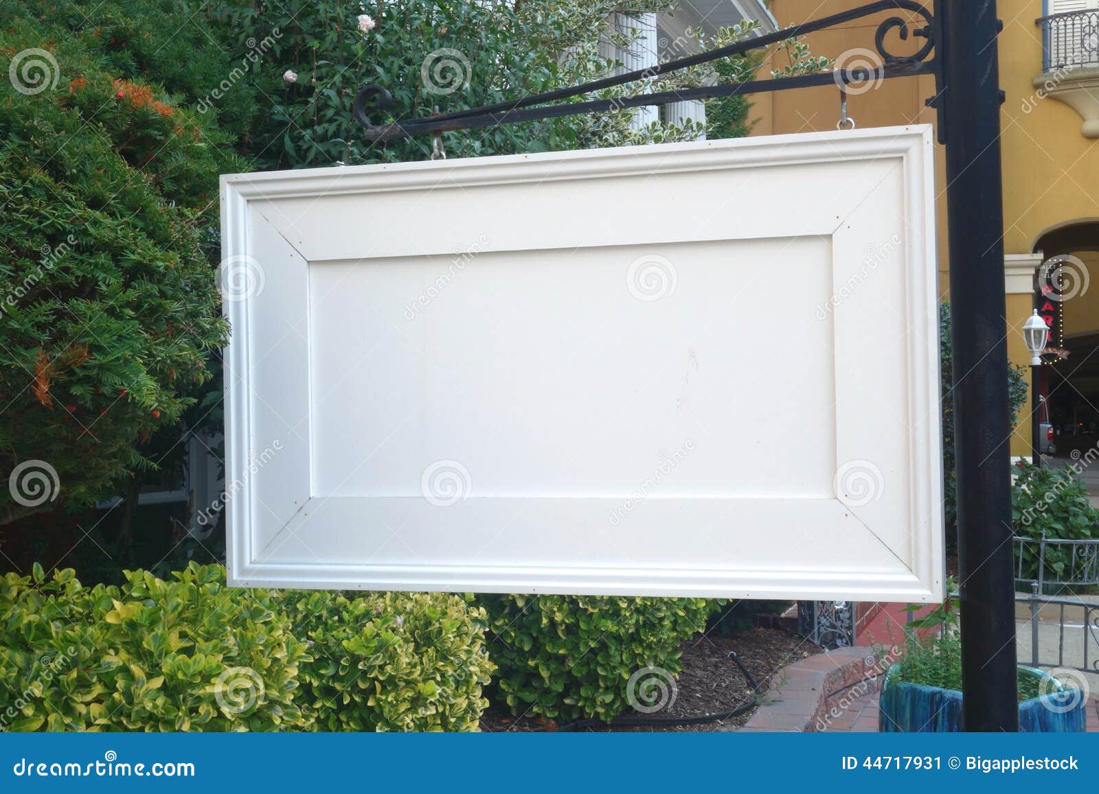 Blank Sign stock image. Image of empty, copy, commercial - 44717931