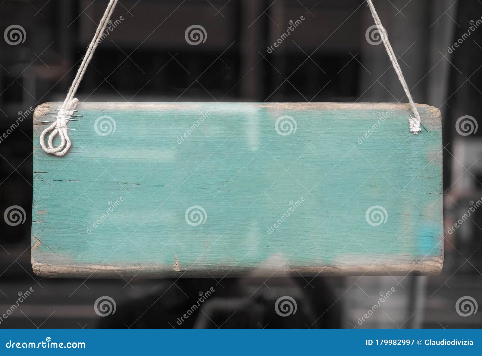 Blank sign in shop window stock image. Image of glass - 179982997