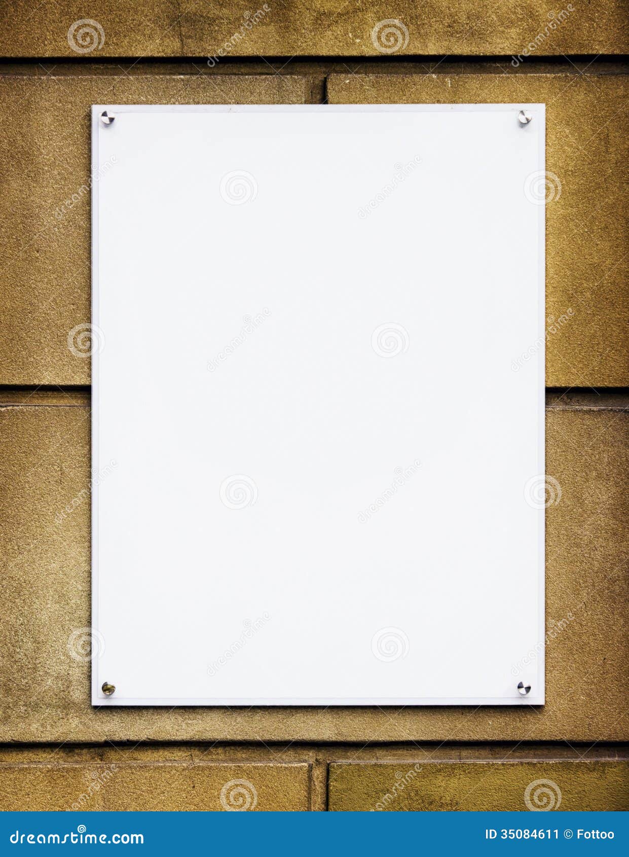Blank sign stock image. Image of front, classic, copy - 35084611