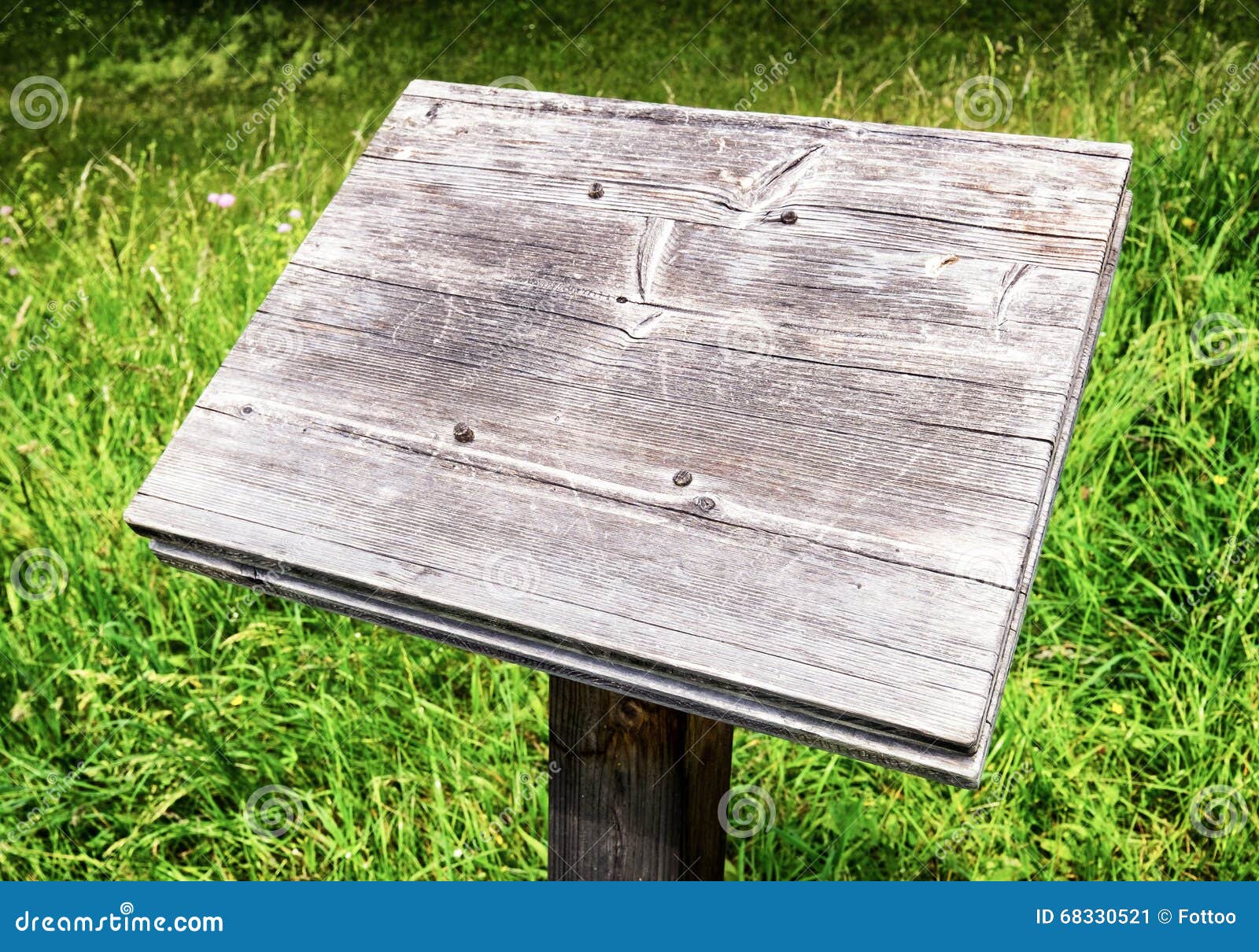 Blank Sign with Space for Text Stock Image - Image of garden, bill ...