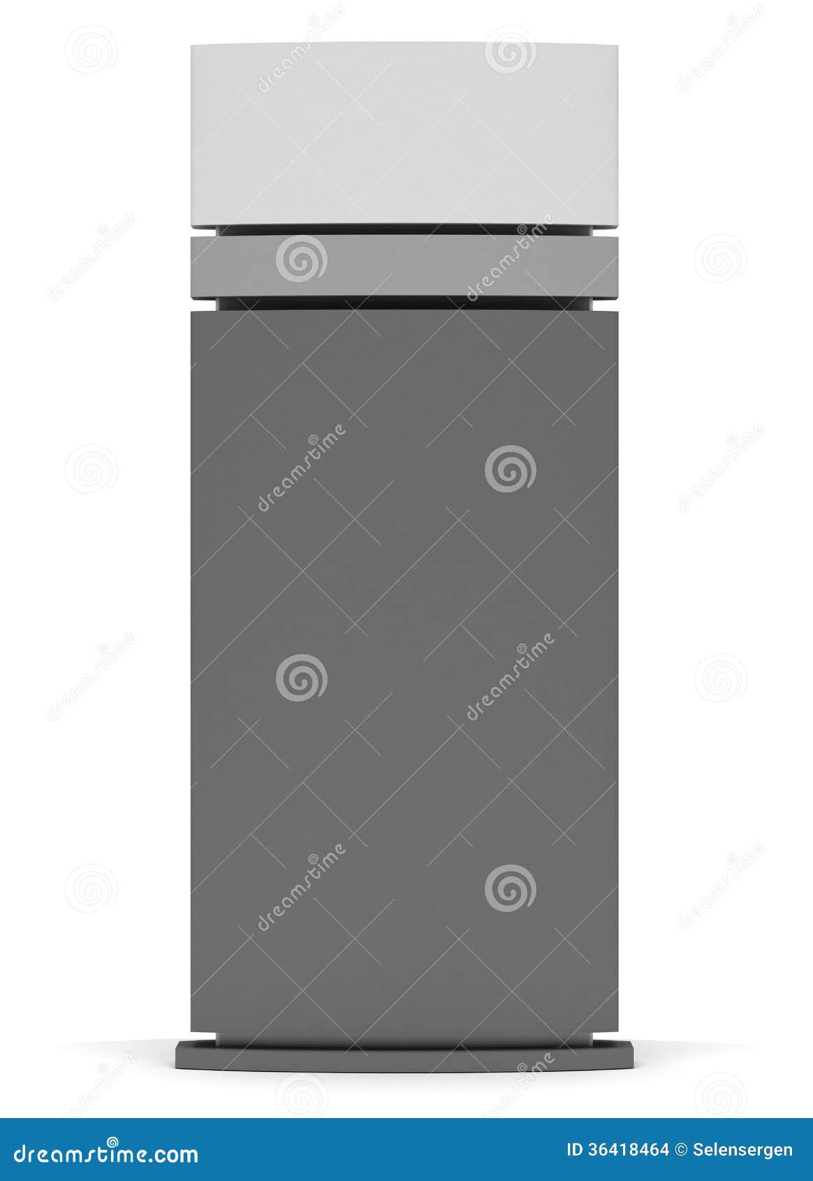 Blank Sign Tower stock illustration. Illustration of outdoor - 36418464