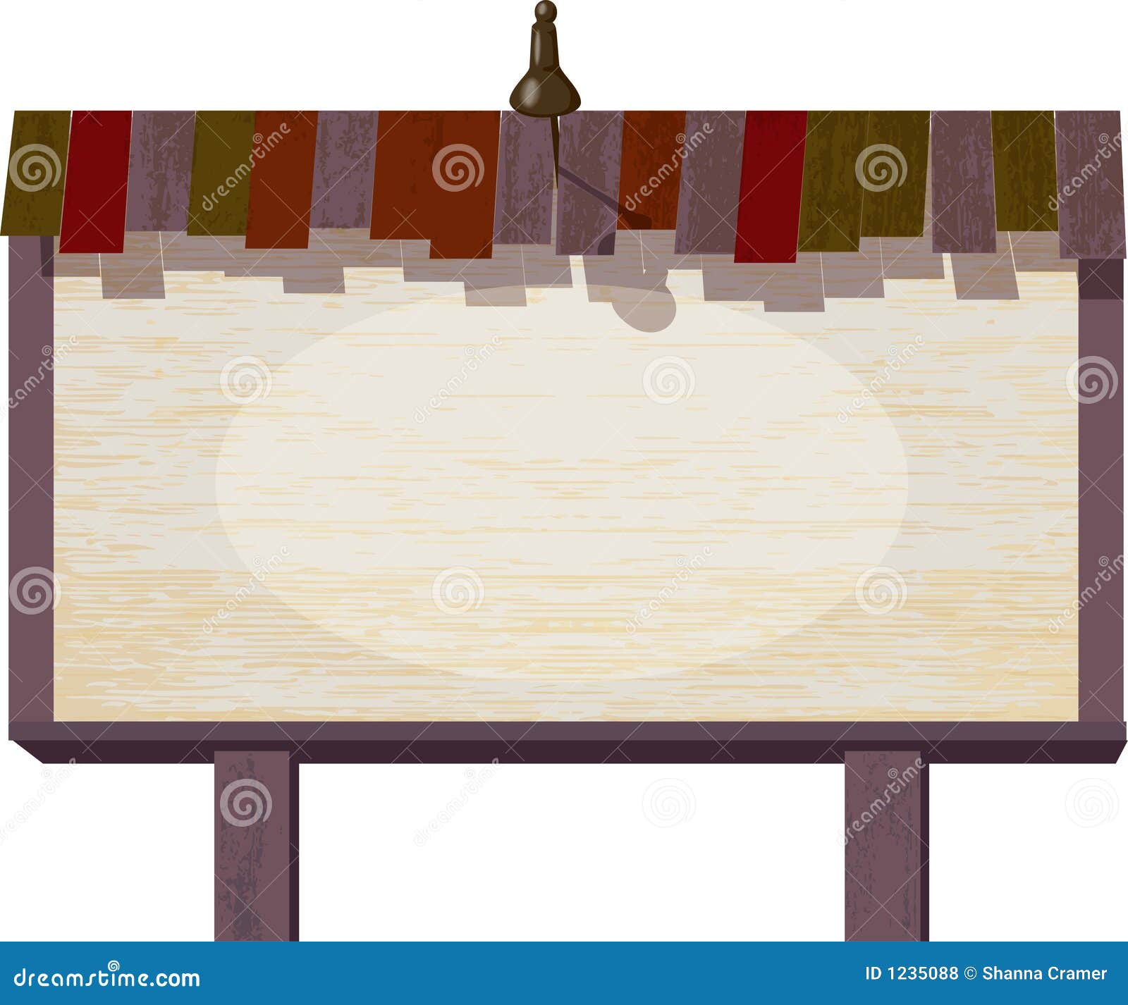 Blank Sign - Your Name Here Stock Vector - Illustration of color ...