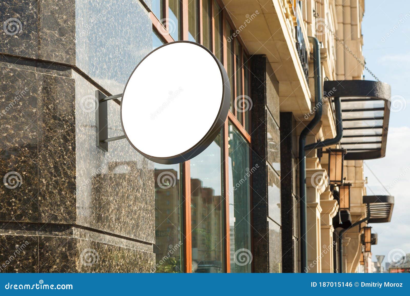 Blank Signboard on the Wall Stock Photo - Image of blank, isolated ...