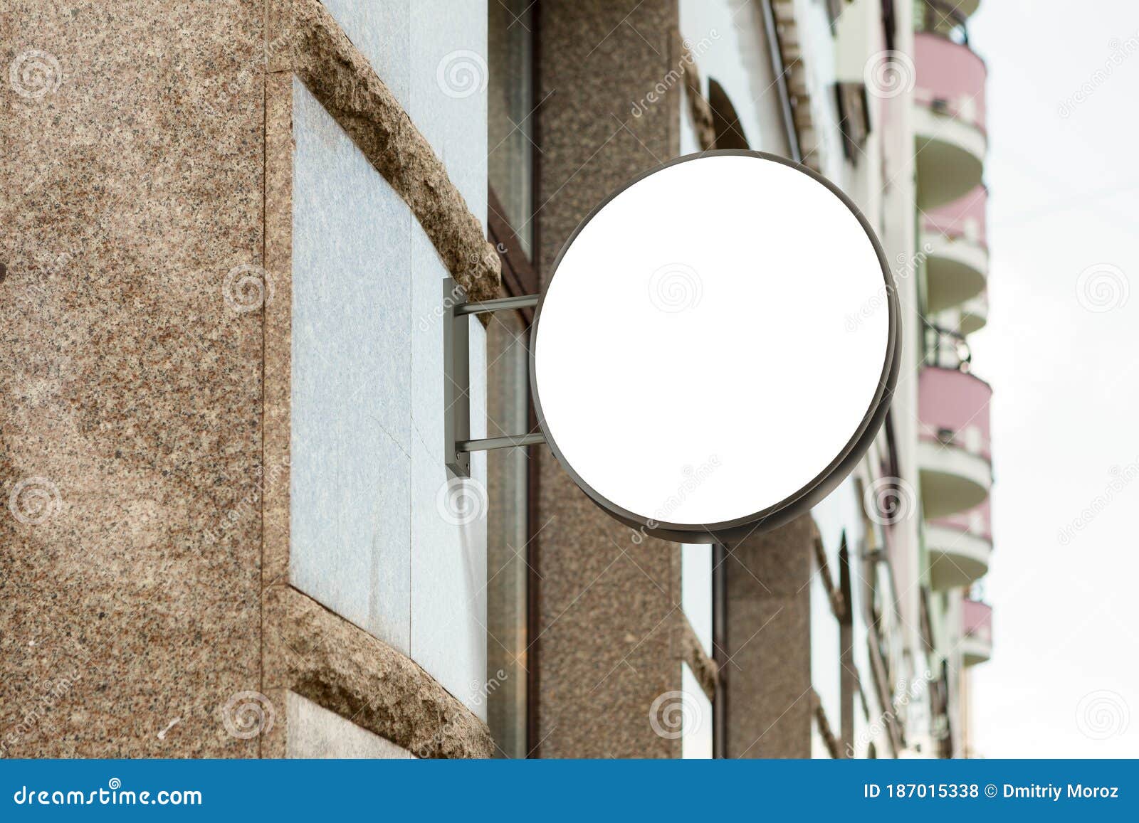 Blank Signboard on the Wall Stock Photo - Image of poster, panel: 187015338