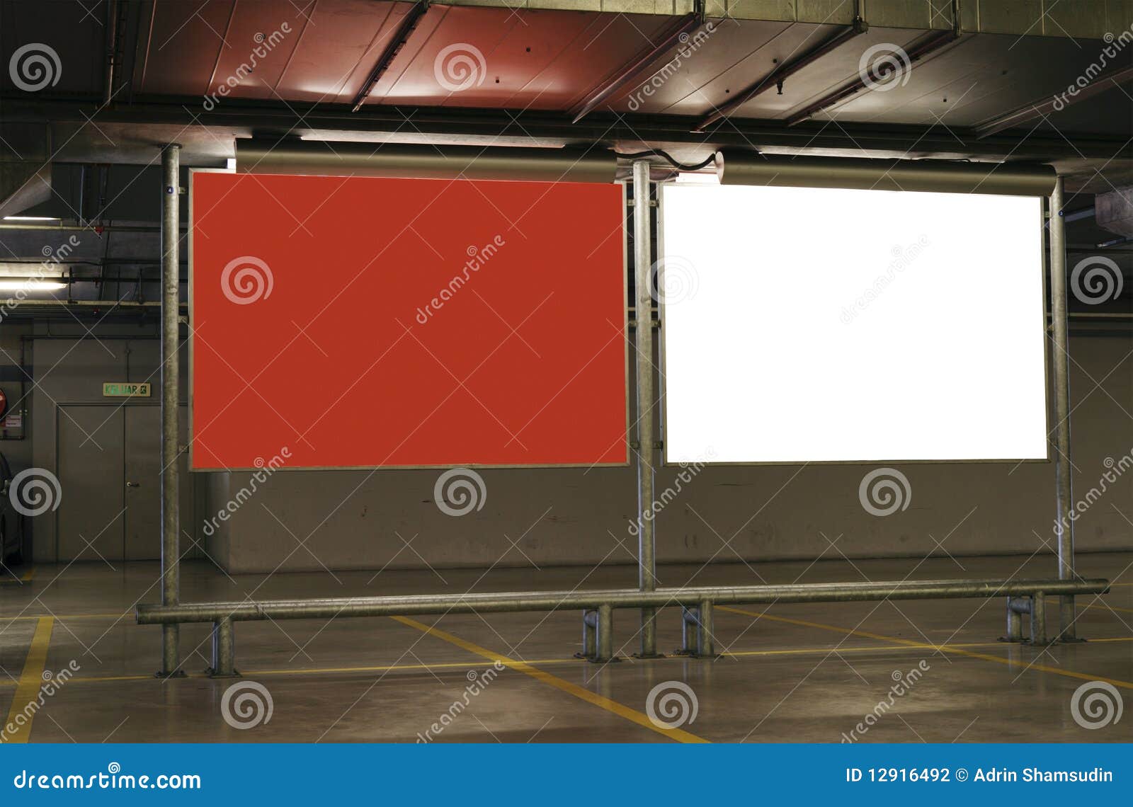 Blank signboards stock photo. Image of rectangular, path - 12916492