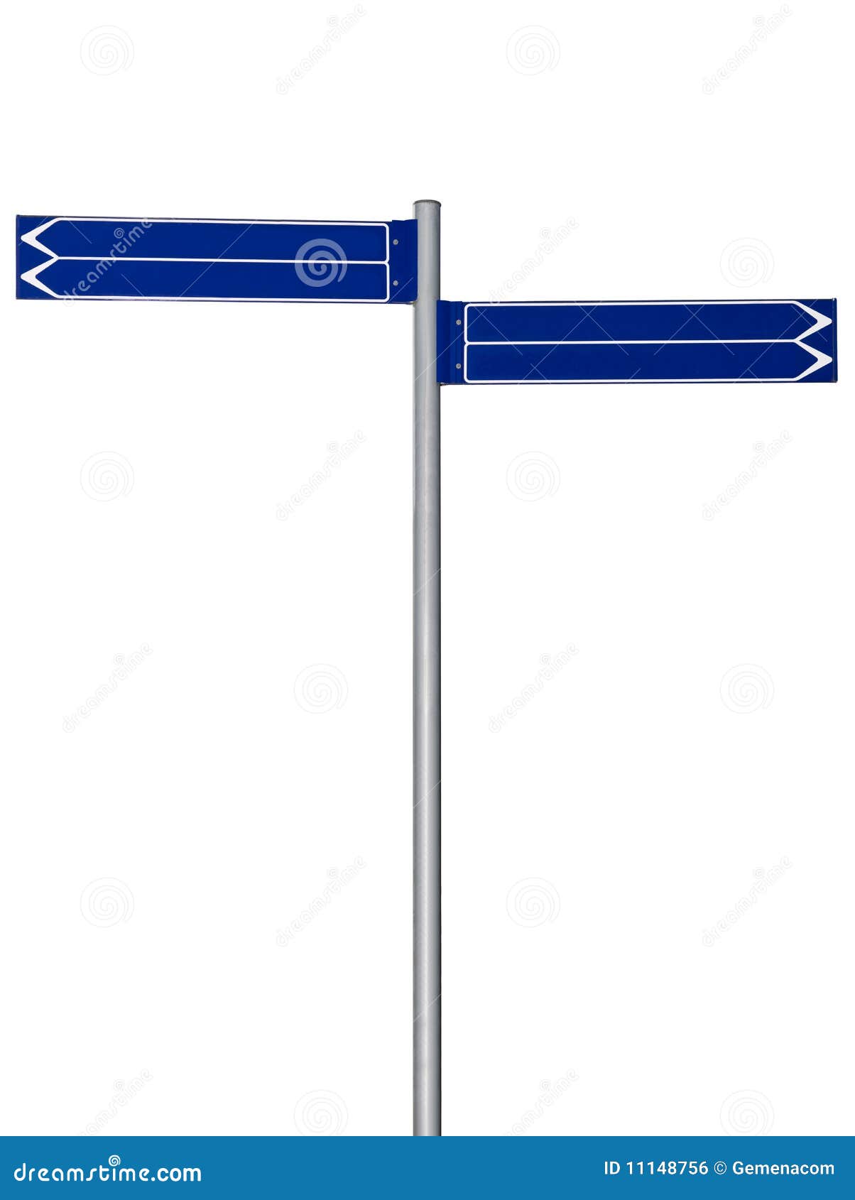 Blank signpost stock photo. Image of ideas, objects, empty - 11148756