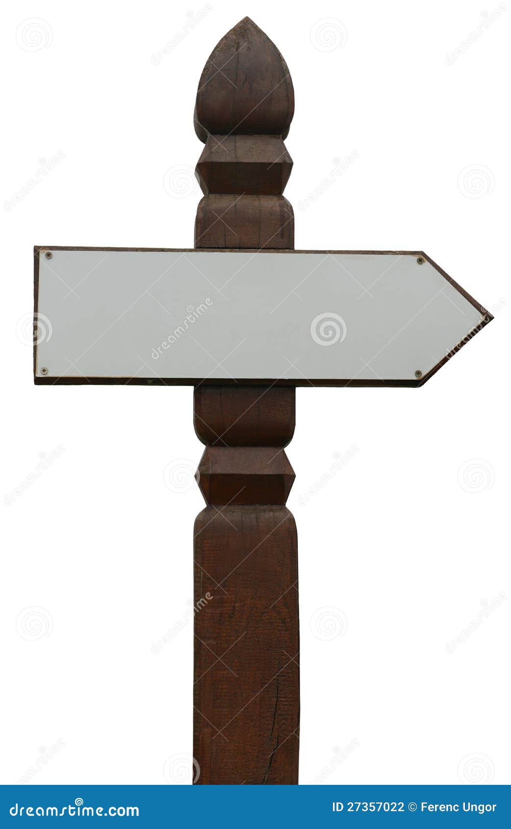 Blank Signpost With Hotel Background. Royalty-Free Stock Photography ...