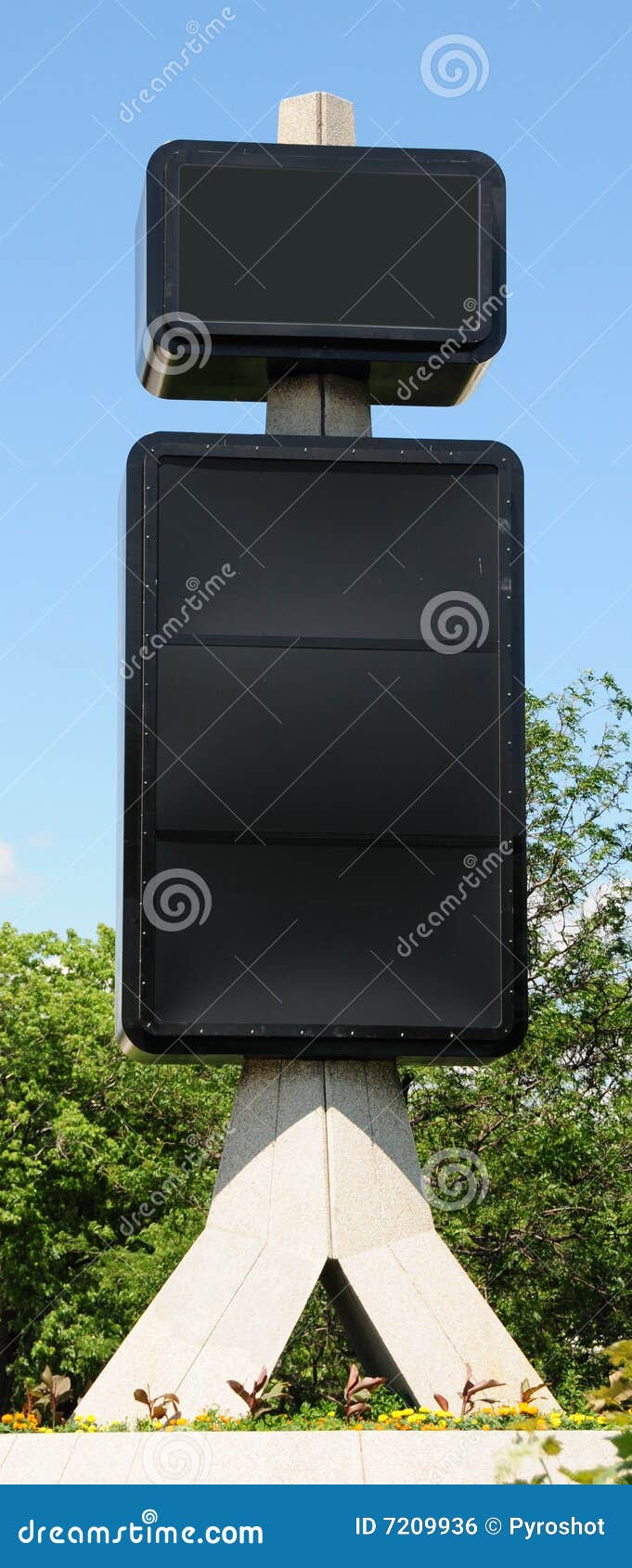 Blank signpost stock photo. Image of sign, post, billboard - 7209936