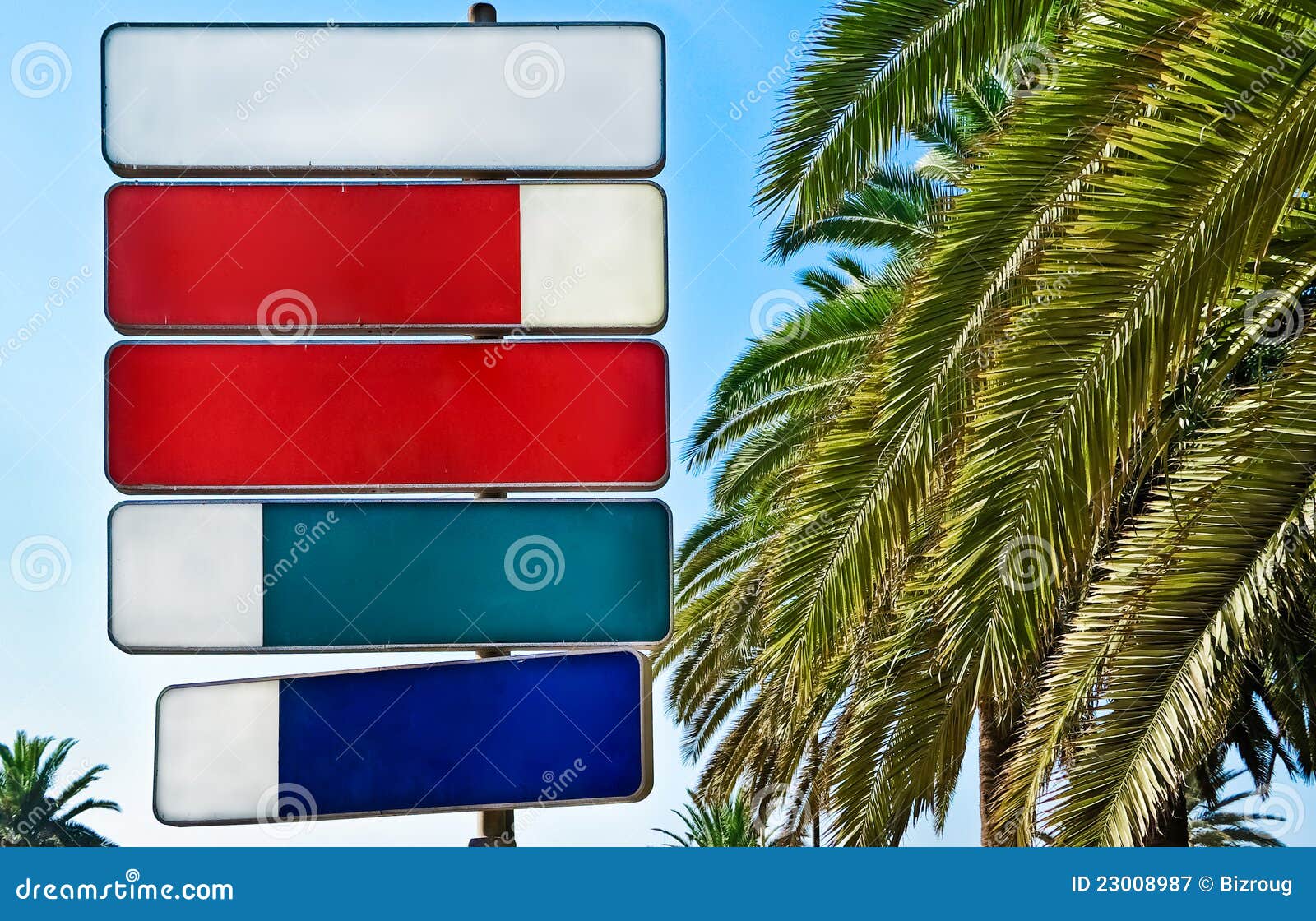 Blank signs stock image. Image of display, metal, empty - 23008987