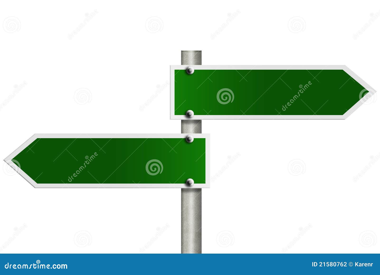 Blank Signs for Your Message Stock Illustration - Illustration of ...