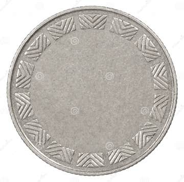 Blank silver coin stock image. Image of financial, award - 49093655