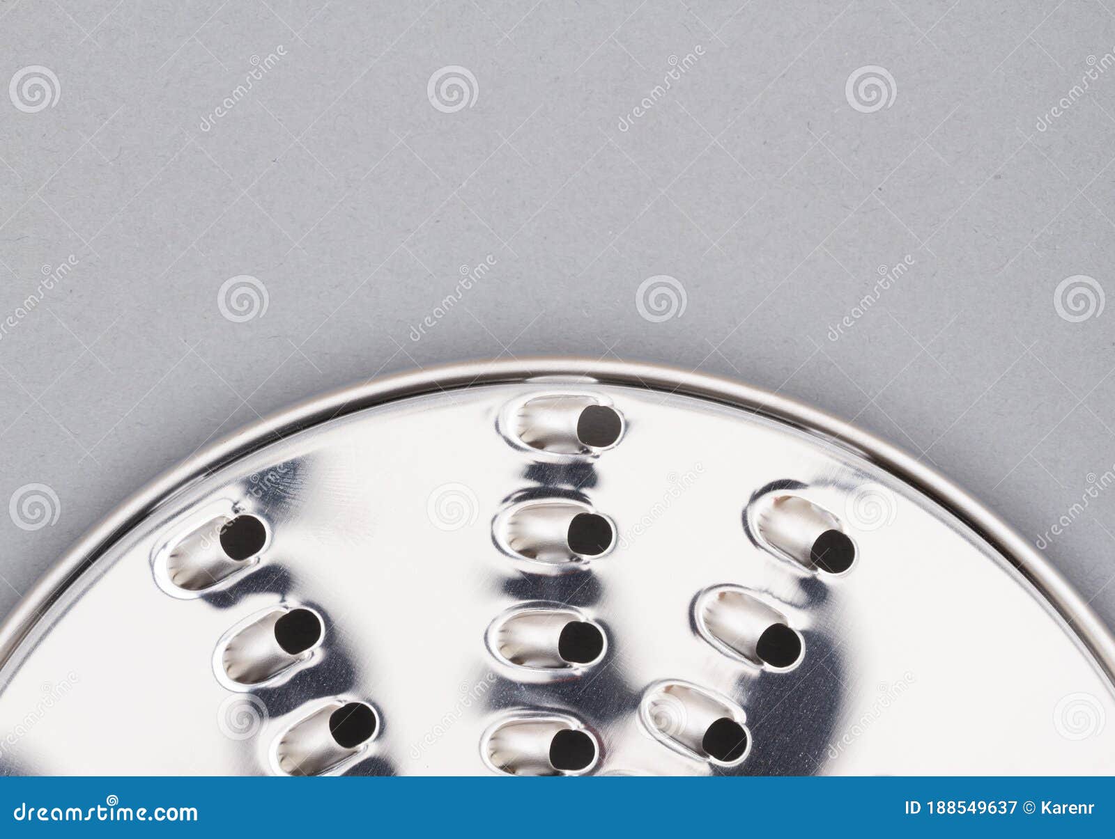 Blank Silver Metal Disc Cutter Stock Image - Image of disc, grey: 188549637