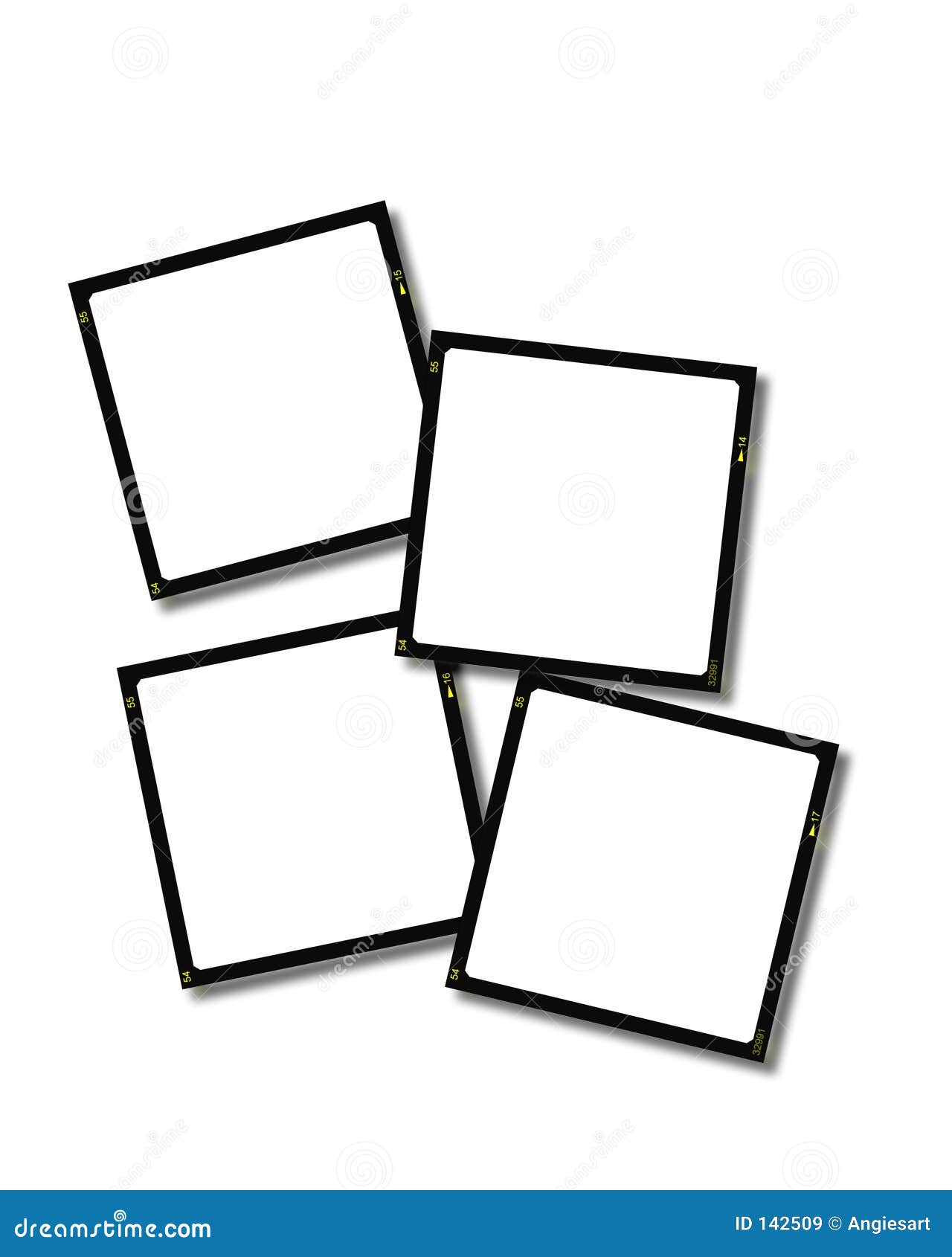 Blank Slides - 35mm stock illustration. Illustration of negative - 142509