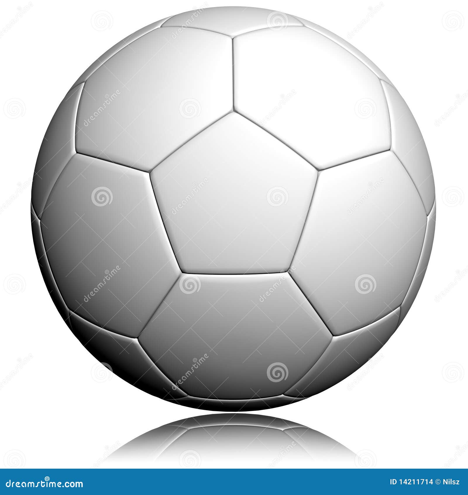 Blank soccer ball stock illustration. Illustration of score - 14211714
